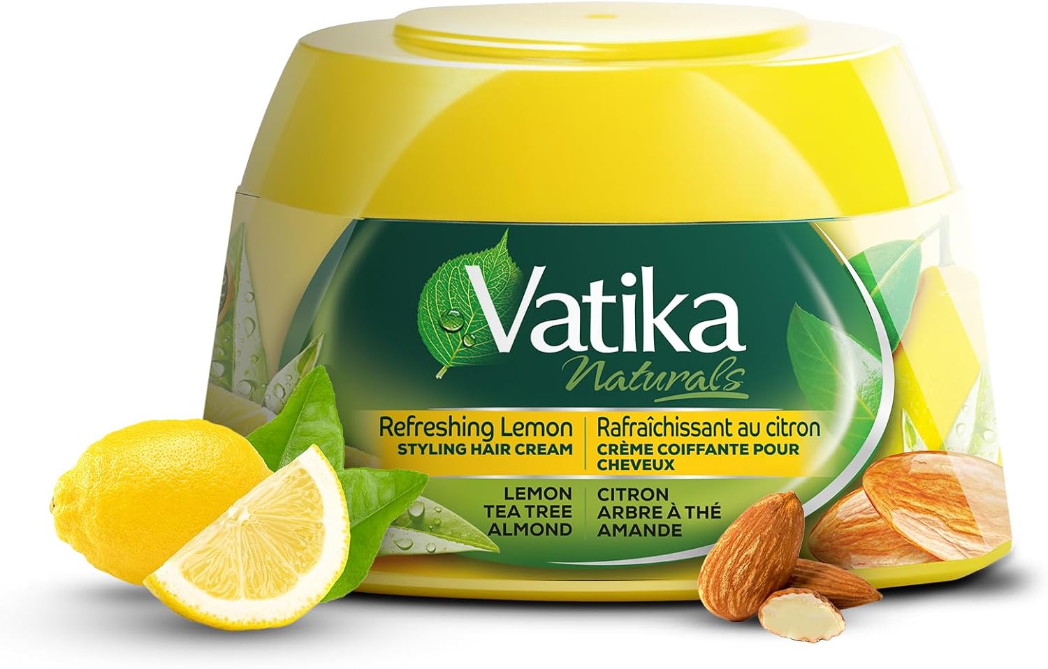 Vatika Naturals Hair Cream - Refreshing Lemon (210ml) | Enriched with ...