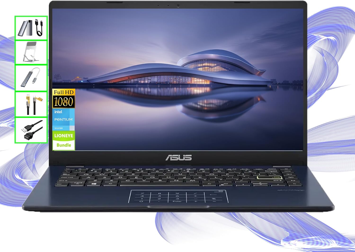 Amazon.com: ASUS AI-Powered Laptop | 14" FHD Computer | 4GB RAM | 64GB ...