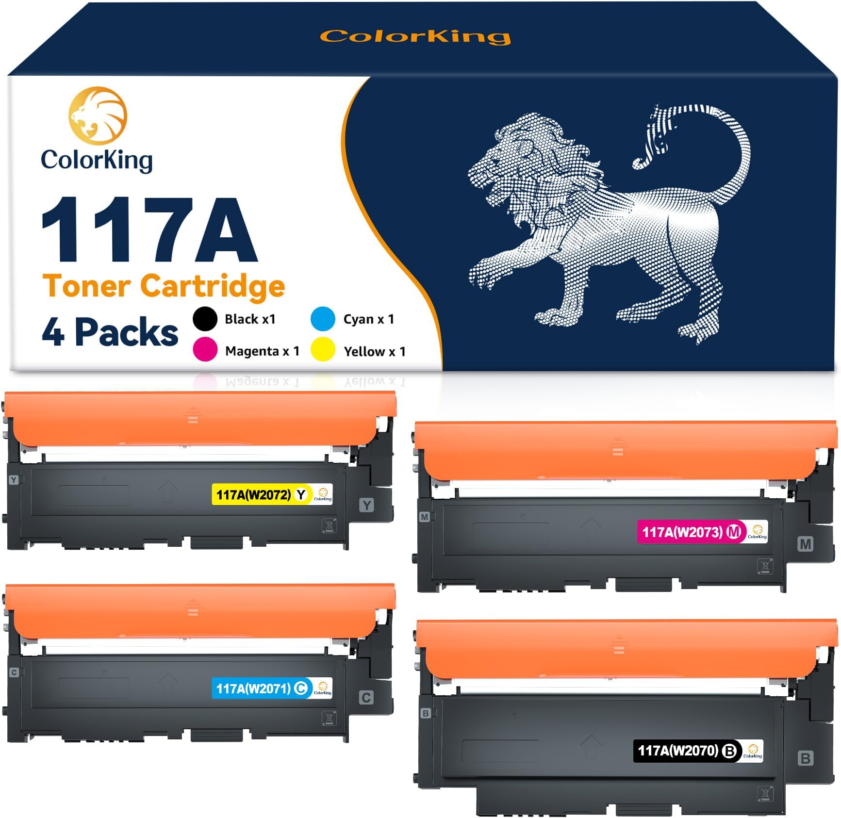 HP W2070A 117A Original Laser Toner Cartridge, Black, Single Pack ...