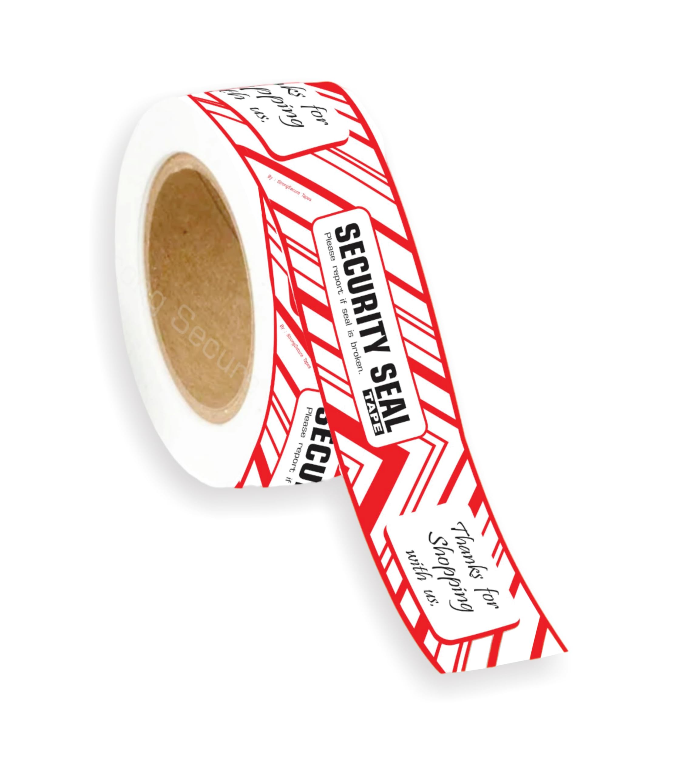 STRONG SECURE® White thanks for shopping with us tape security seal ...