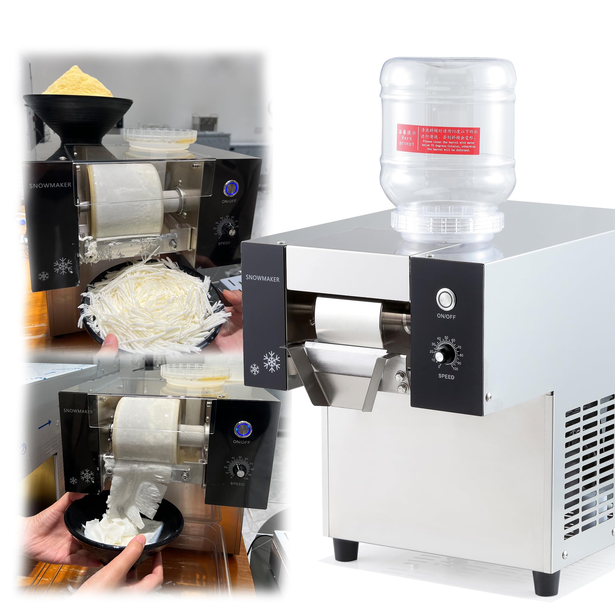 Amazon.com | Household Automatically Electric Ice Crusher Shaver ...