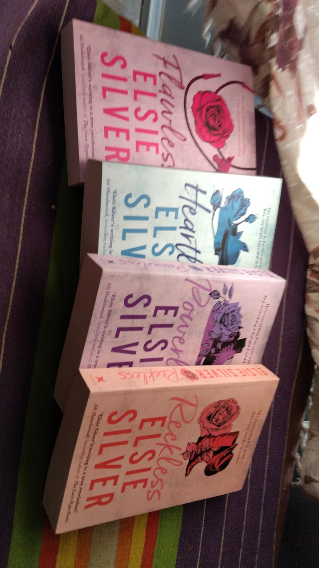 Chestnut Springs Series By Elsie Silver 4 Books Collection Set (Flawless, Heartless, Powerless ...