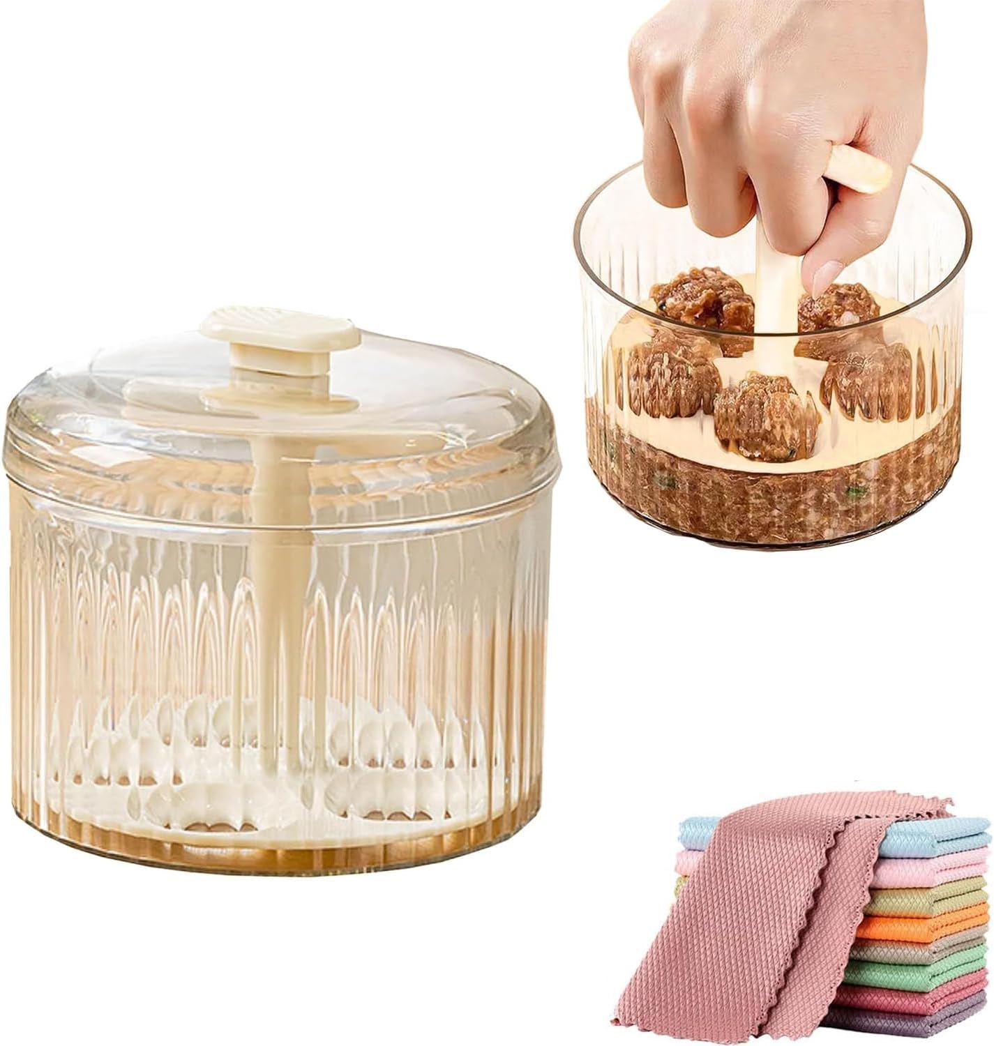 Amazon.com: Ynyjzz Translucent Meatball Maker, Meatballs Maker Cooking ...