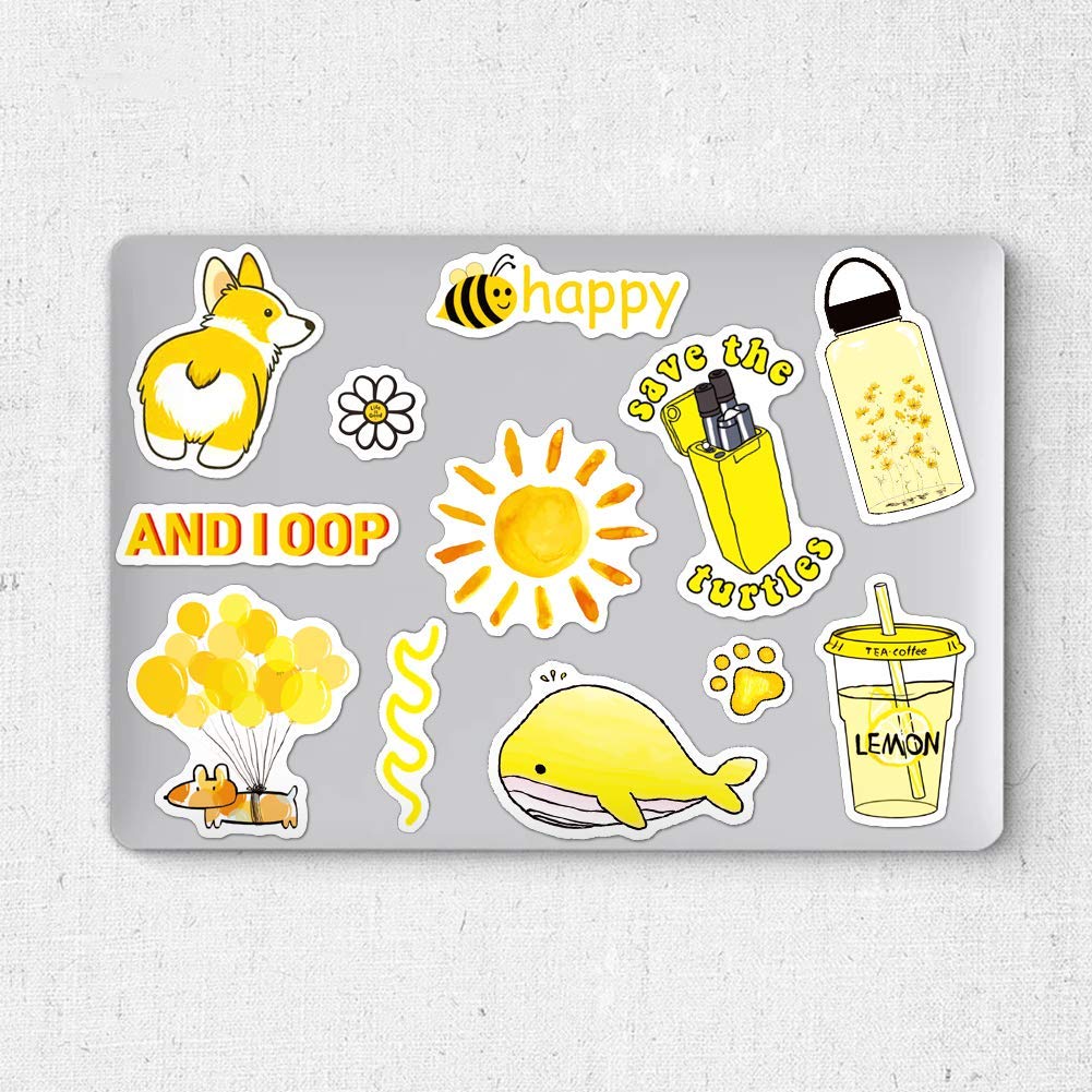 ANERZA VSCO Stickers, Vinyl Waterproof Water Bottle Stickers, Laptop ...
