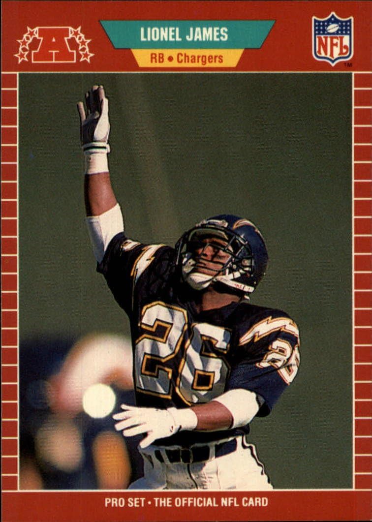 Amazon.com: 1989 Pro Set Football #361 Lionel James : Collectibles ...