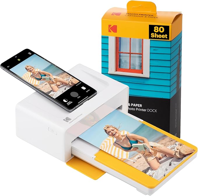 Kodak Dock Plus PD460, draagbare fotoprinter voor smartphones, directe ...