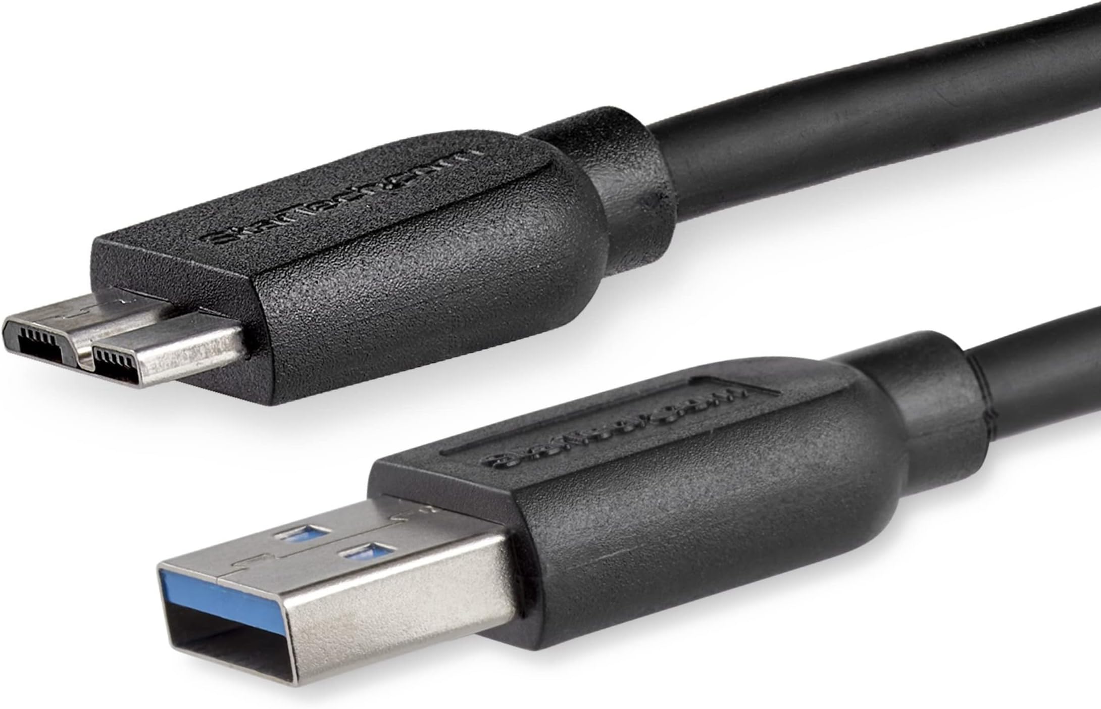 Amazon.com: StarTech.com 2m 6ft Slim USB 3.0 A to Micro B Cable M/M ...