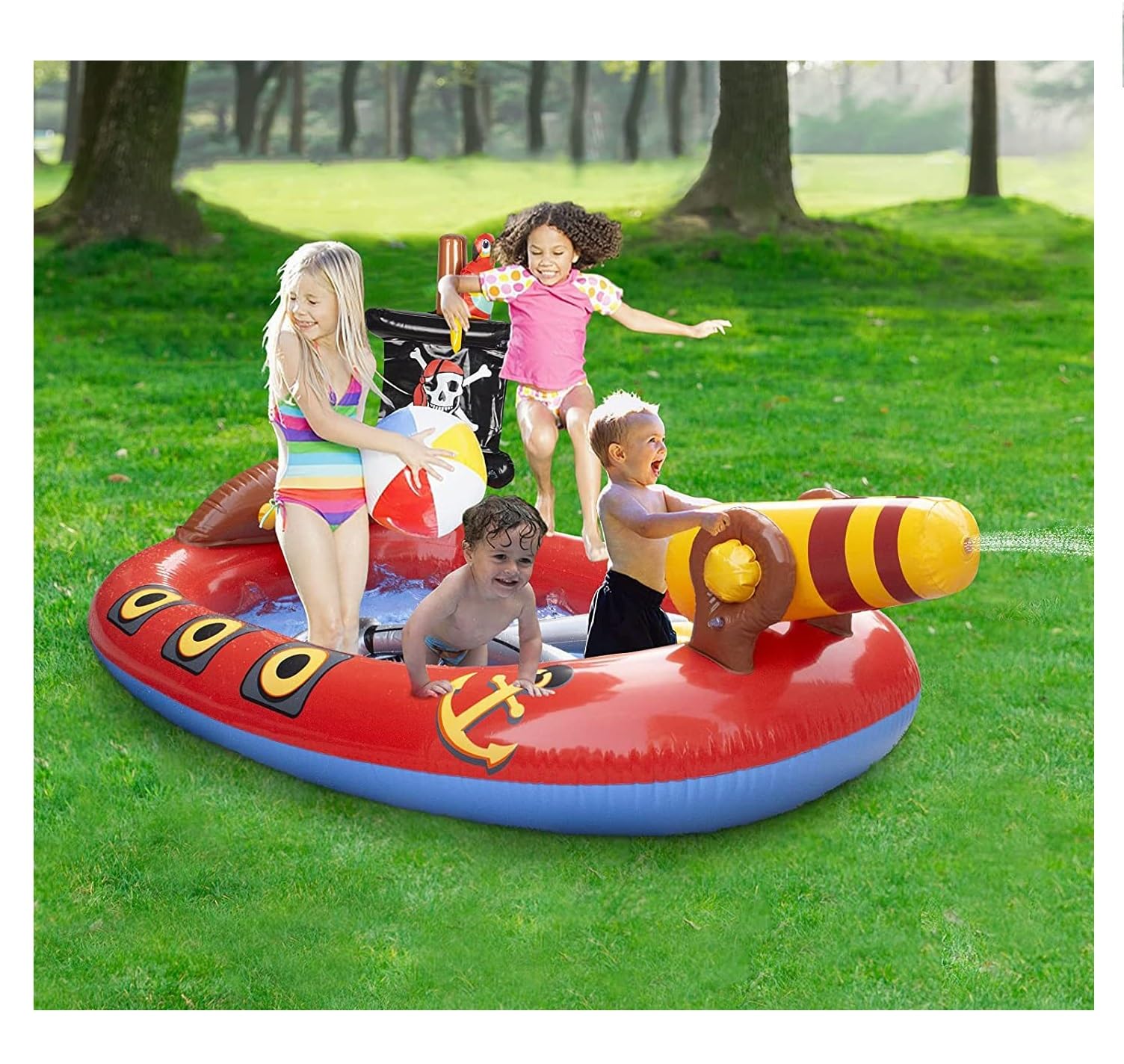 Buy Splash Pad for Kids and Dogs Spray Water Sprinkler for Kids Splash ...