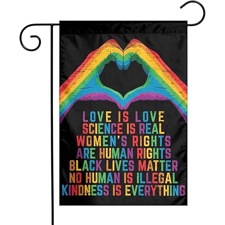 Amazon.com : Science is Real Black Lives Matter BLM Love Rainbow 3x5 ...