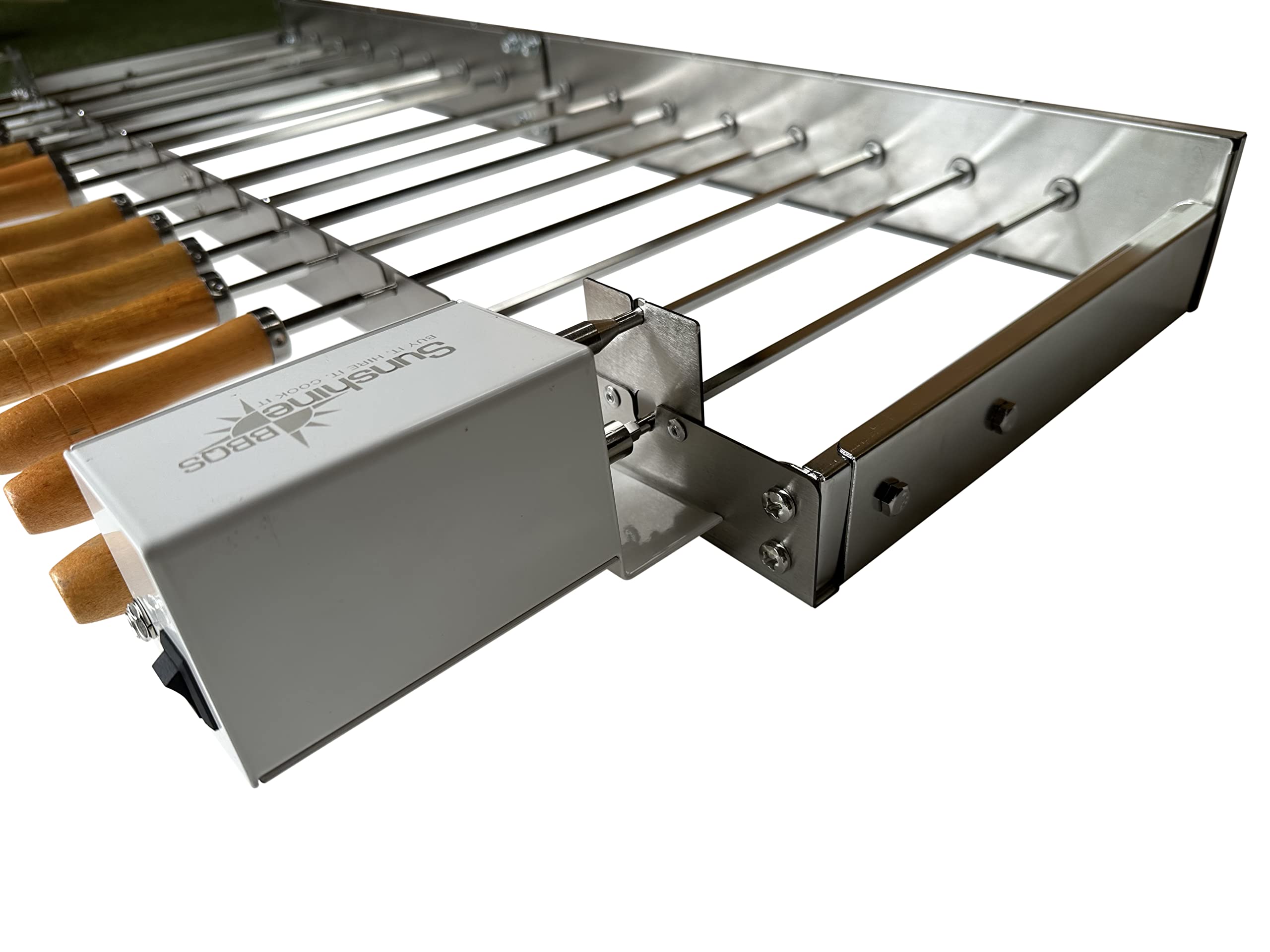 Heavy Duty Hog Roast Spit Rotisserie DIY Kit To Affix To Your BBQ Bbq ...