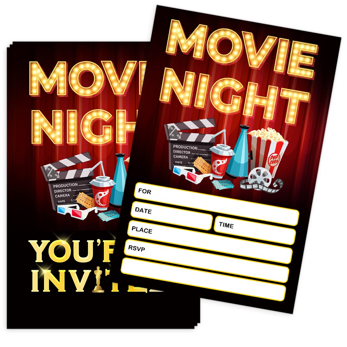 Movie Night Invitation Ideas