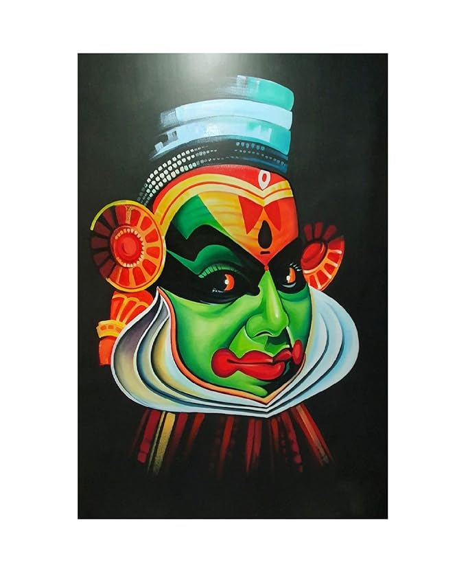 SIGN EVER Kerala Kathakali Art Wall Poster Home Bedroom Living room ...