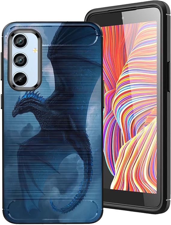 DHEEBFWE Coque pour Samsung Galaxy S23 FE avec texture brossée, coque ...