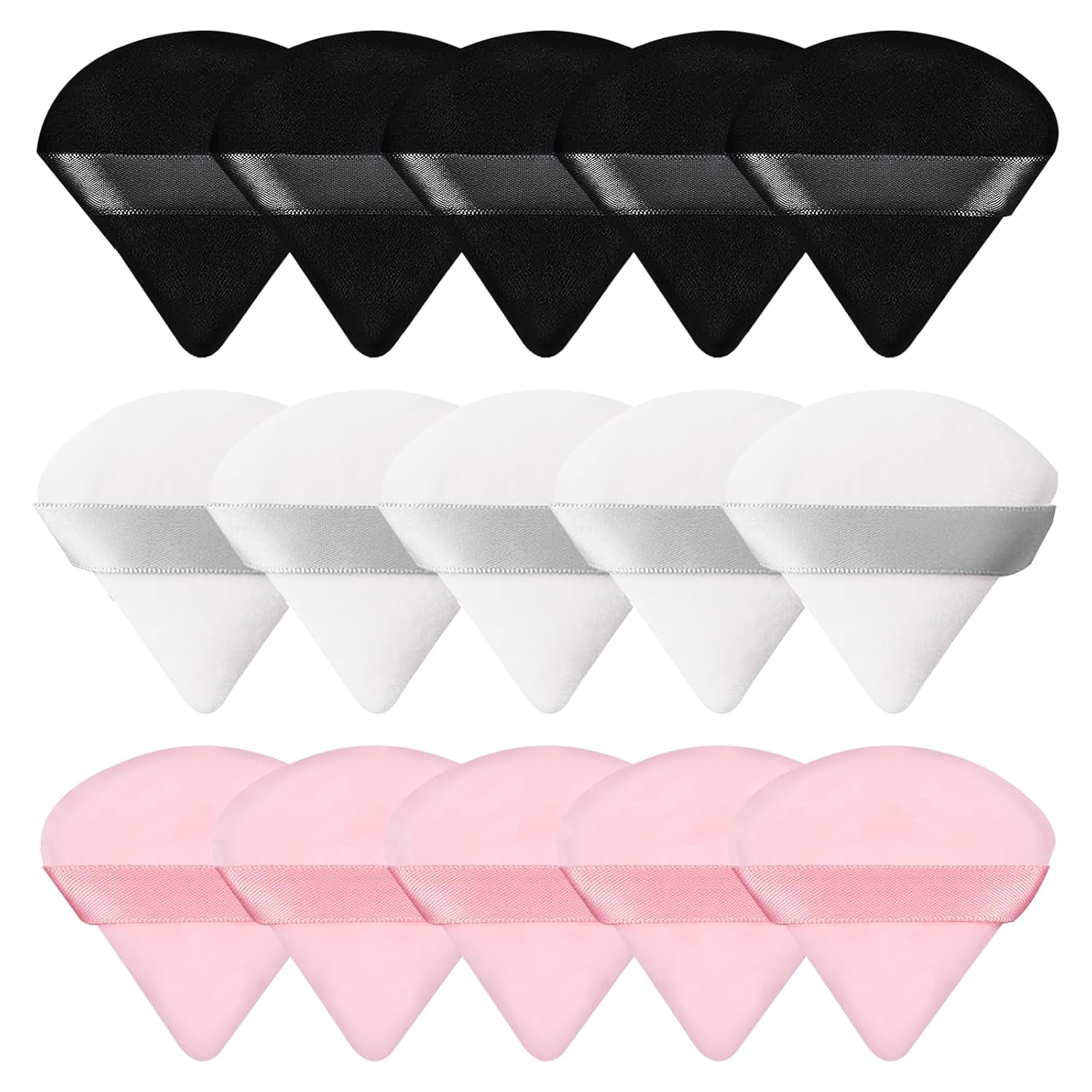 Amazon.com: Pimoys 15 Pieces Powder Puff Face Triangle Makeup Puffs for ...