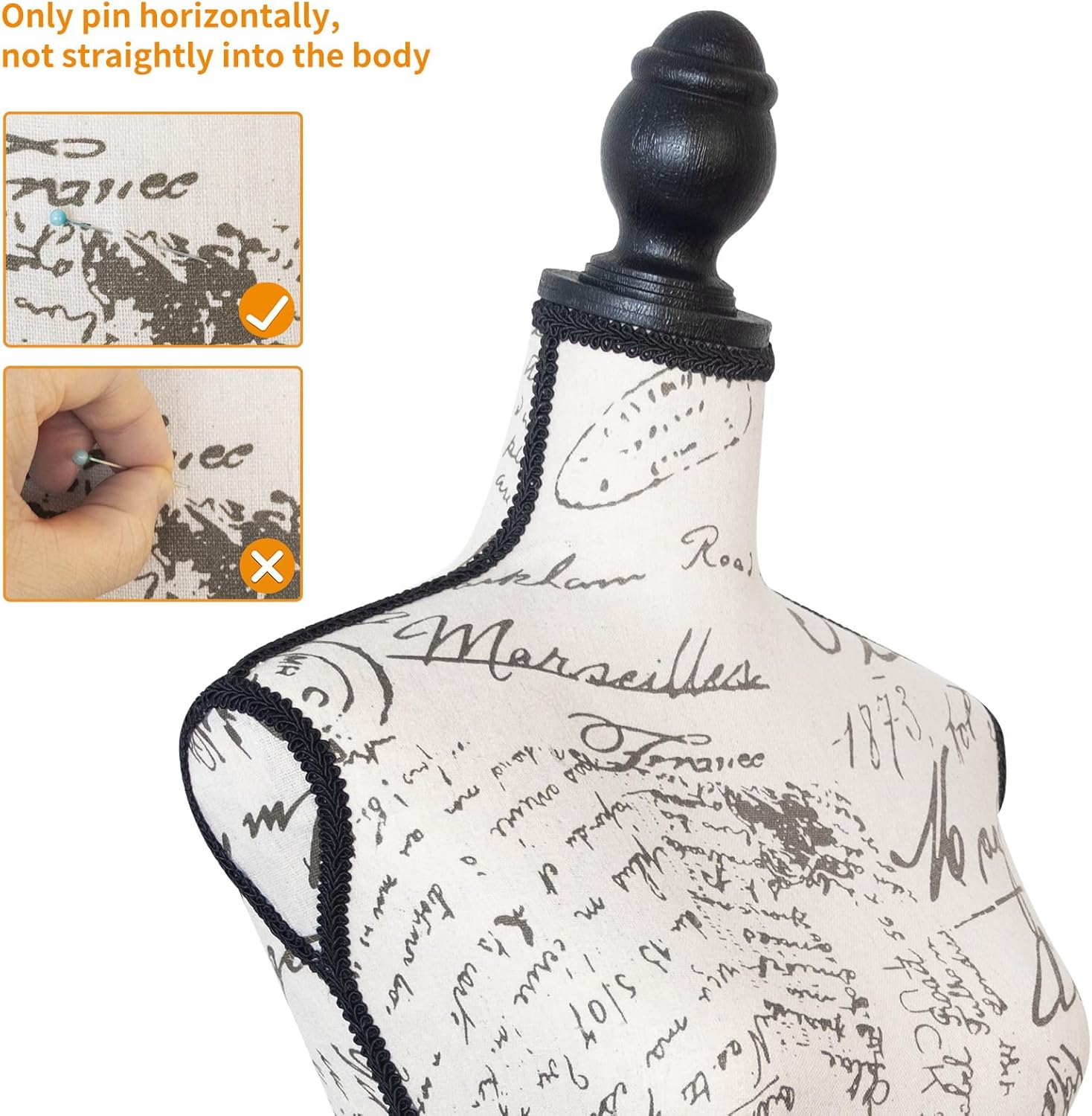 Female Mannequin Torso Dress Form Manikin Body Sewing Mannequins w ...