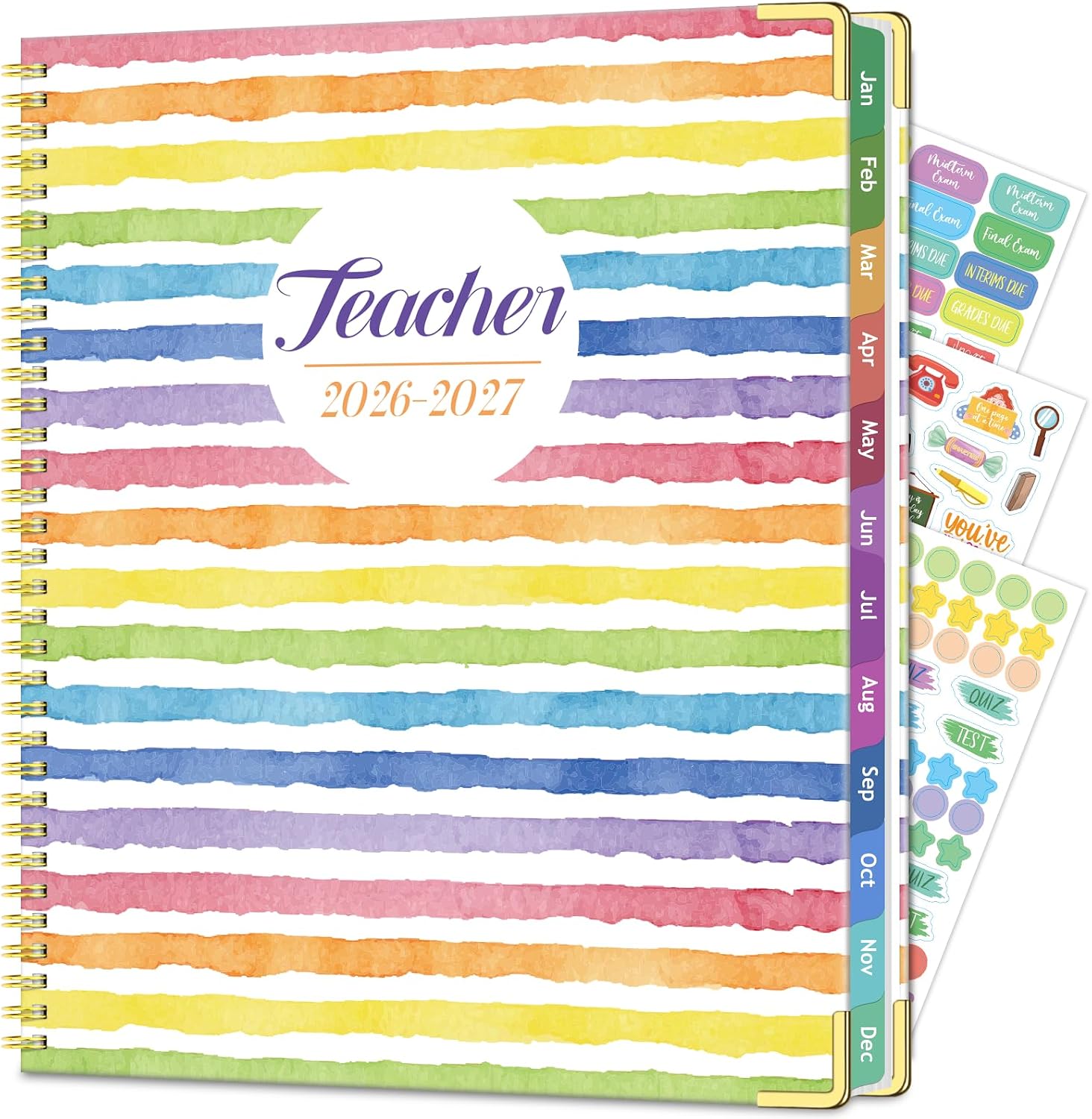 Amazon.com : Teacher Planner 2026-2027, July 2026 to June 2027 Academic ...