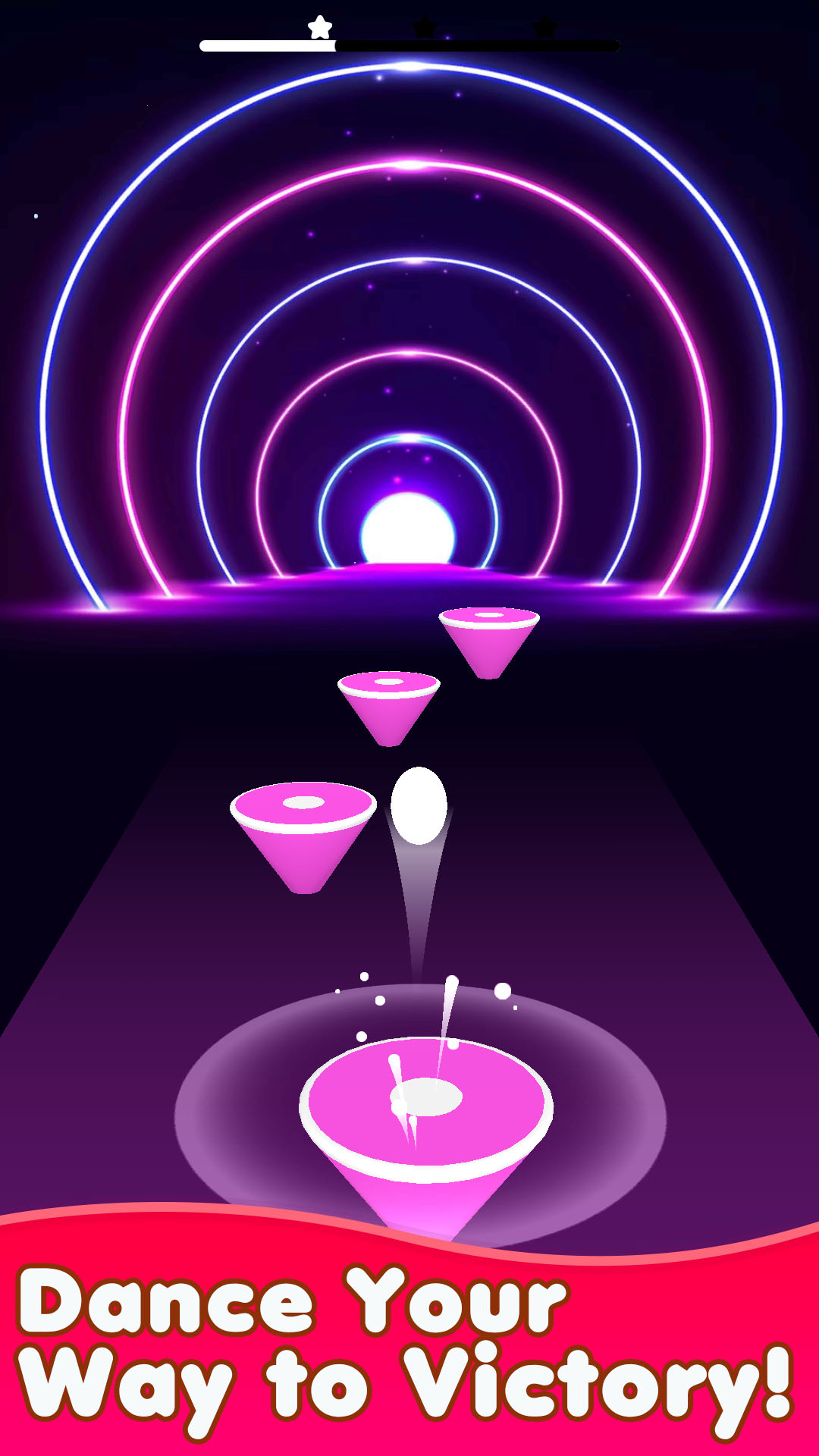 Magic Rush Tiles Hop 3D Challenge Master: Jump Bouncy Ball Music Game ...