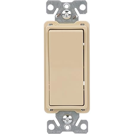 EATON 7503W-BOX 7500-Box Decorative Standard Rocker Switch, 120/277 Vac ...