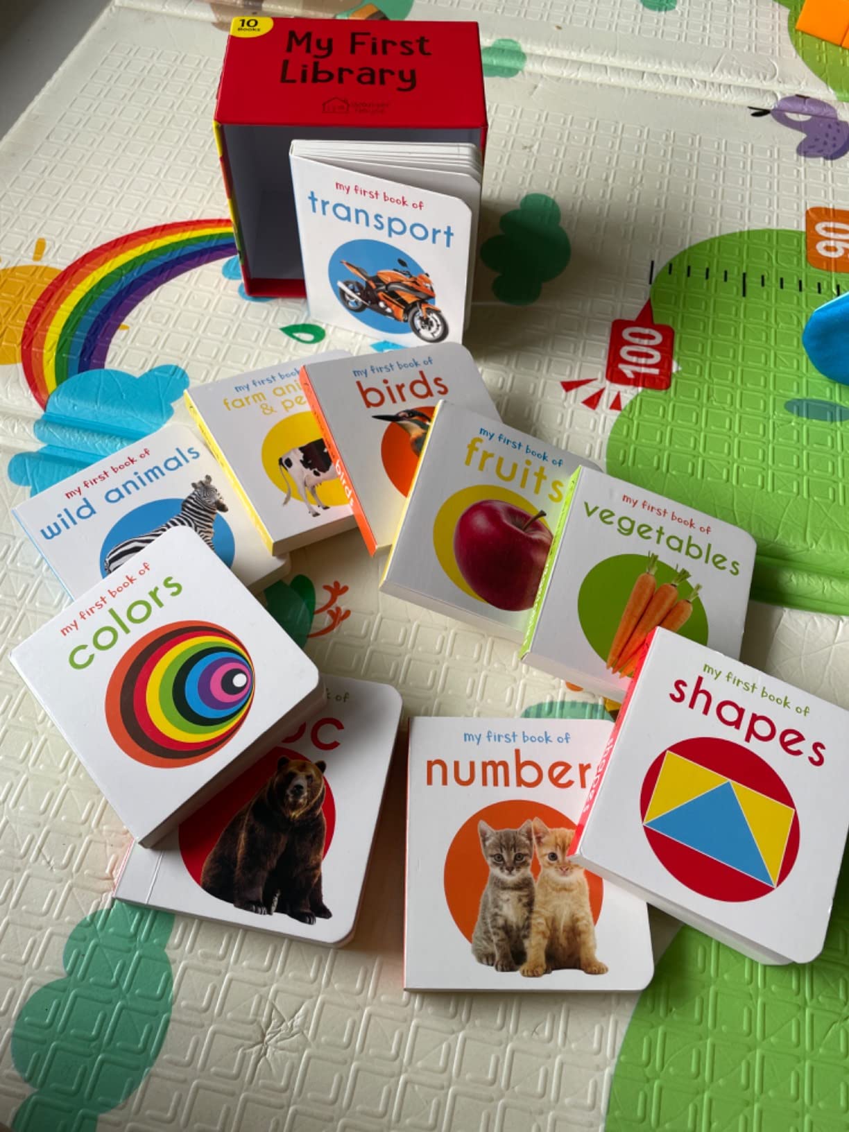 My First Library : Boxset of 10 Board Books for Kids : Wonder House ...