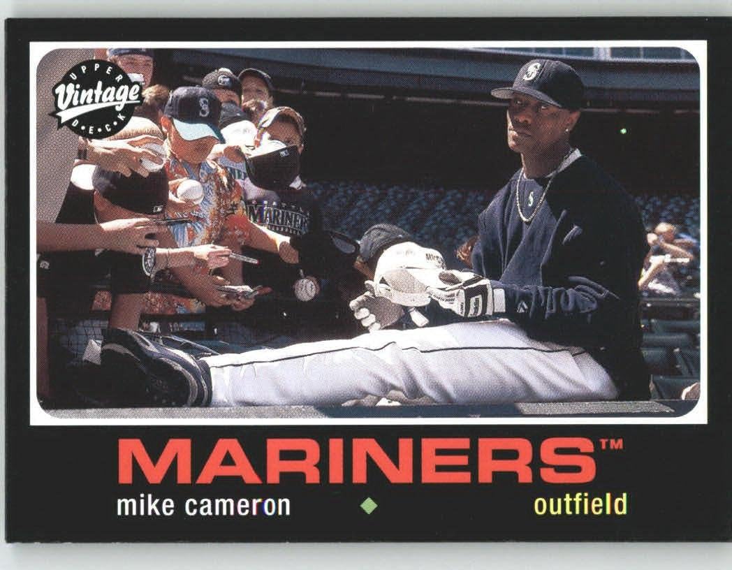 2002 Upper Deck Vintage #51 Mike Cameron - Seattle Mariners (Baseball ...