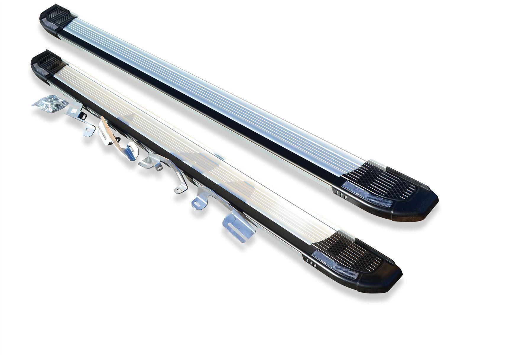 Buy Bragan BRA4862 Van SUV 4x4 Polished Aluminium Silver Black Side ...