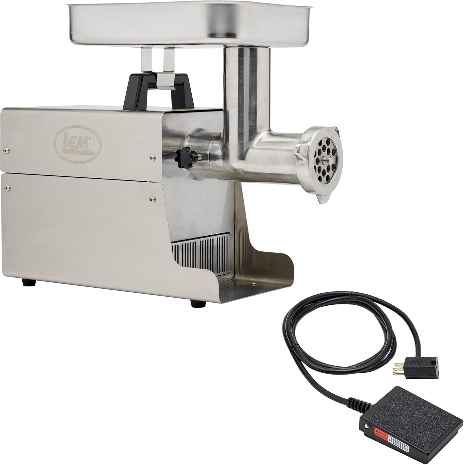 Amazon.com: LEM Products BigBite #12 Meat Grinder and Grinder Foot ...