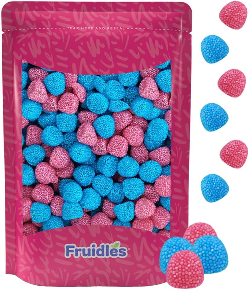 Amazon.com : Fruidles Berry Gummy Candy, Nonpareils Coated Gummies ...