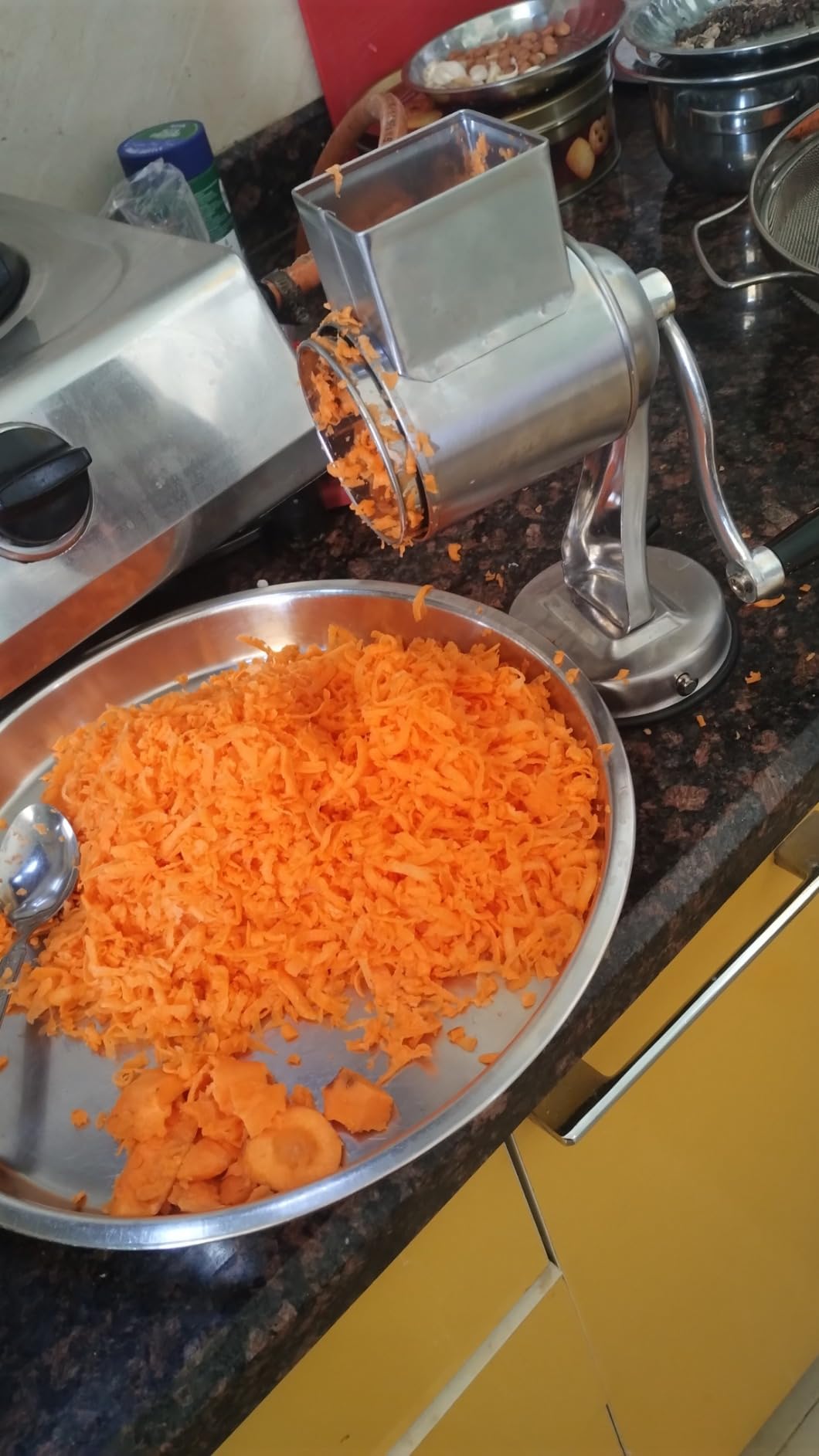 Toriox Food Rotary Grater, Roller Vegetable Cutter, Professional ...