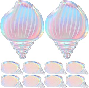 Amazon.com: Alipis Sea Shell Paper Plates Party Plate Conch Shel ...