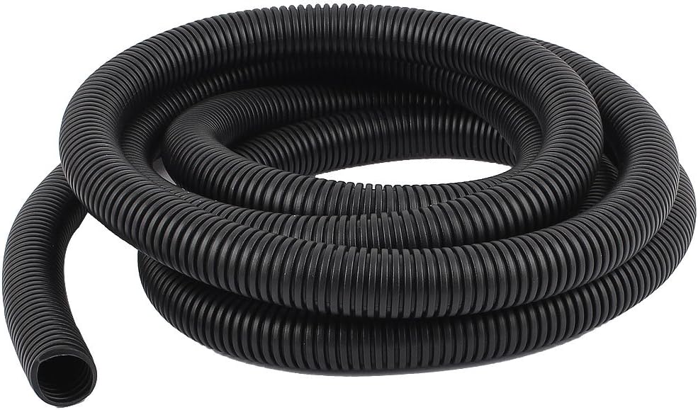 uxcell Corrugated Wire Cable Conduit Tubing Tube Pipe 28mm OD 3.6M Long ...