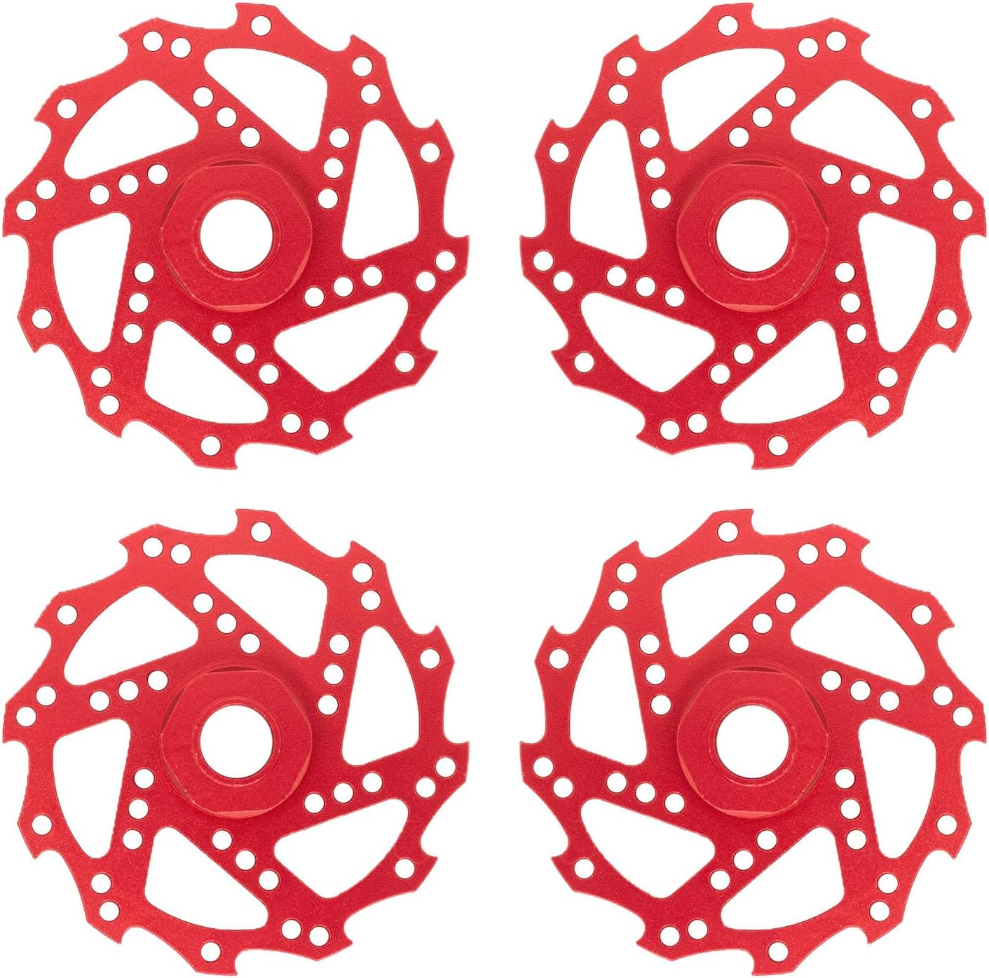 Amazon.com: 4PCS Aluminum Simulated Brake Disc RC Upgraded Parts for ...