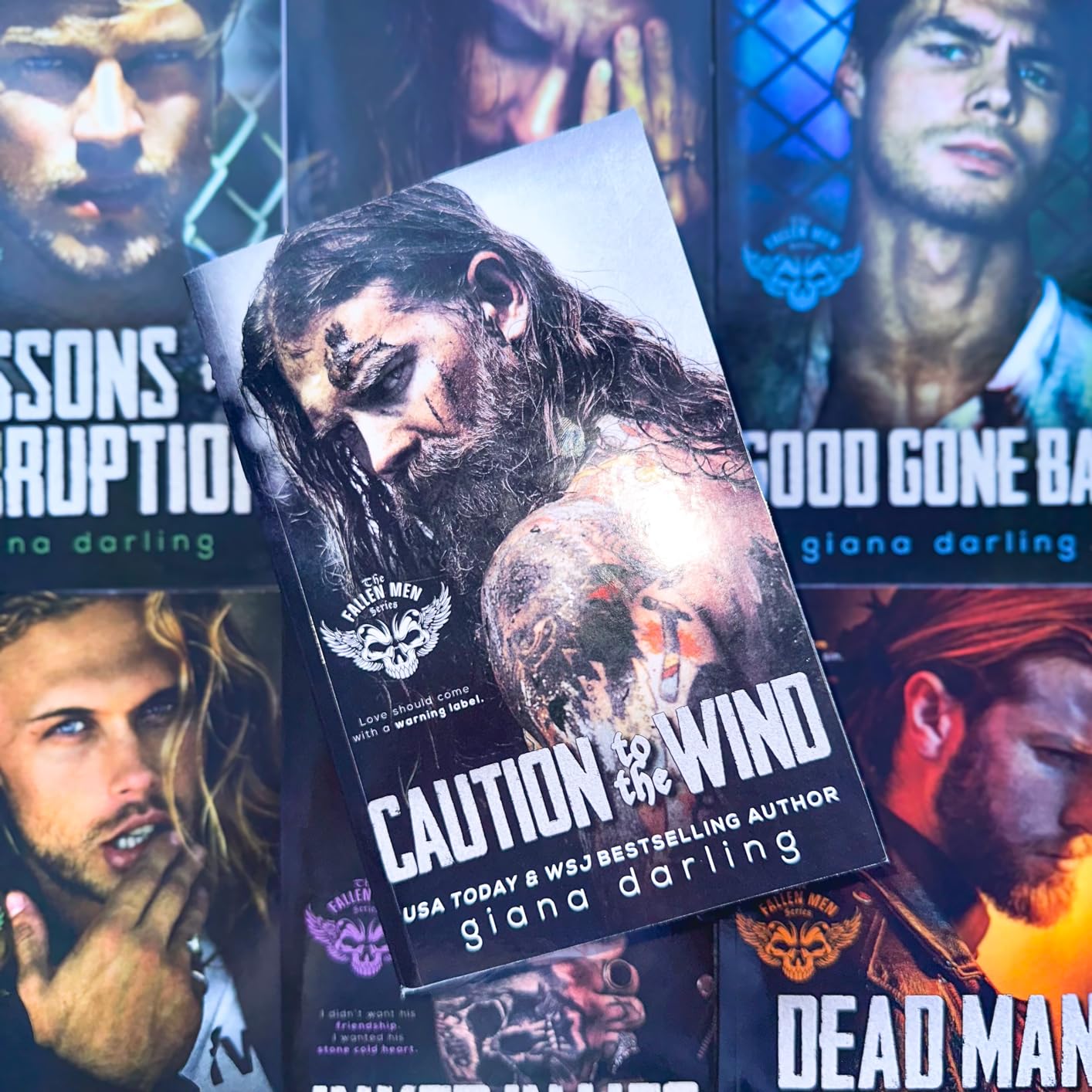 Caution to the Wind: An Age Gap MC Romance (The Fallen Men Book 7 ...