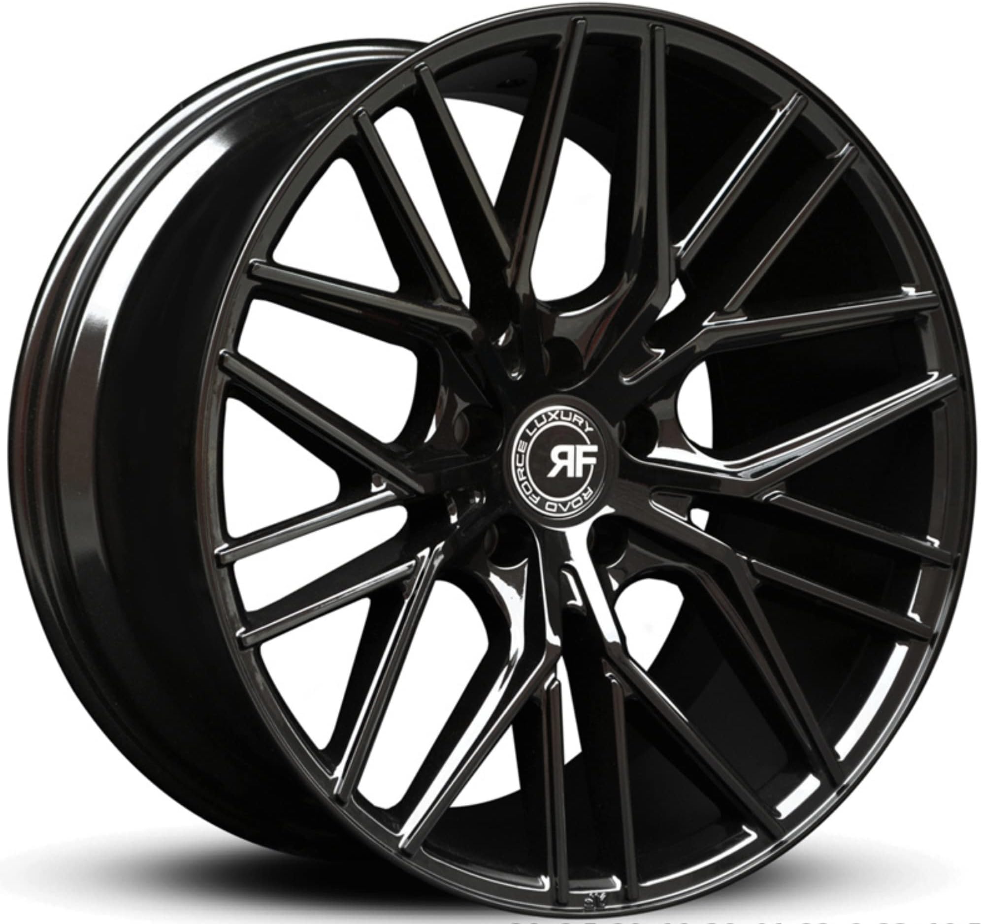 Amazon.com: Road Force Wheels RF16 | Staggered 22 Inch Rims (Set of 4 ...