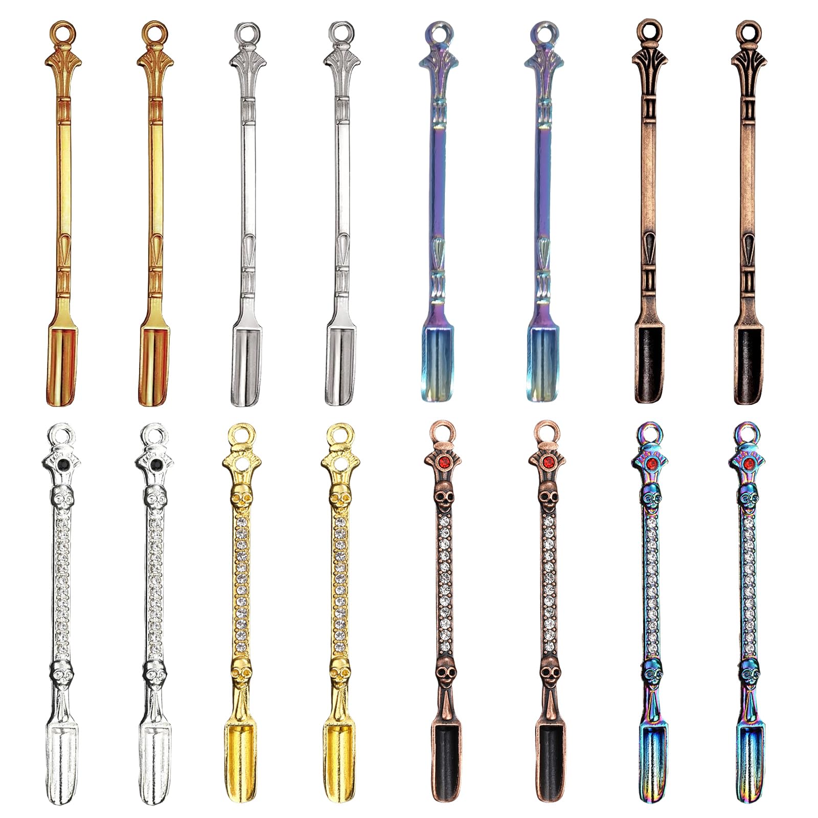 Amazon.com: 16pcs Mini Spoons - Mini Shovel Spoon, Mini Spoon Metal ...