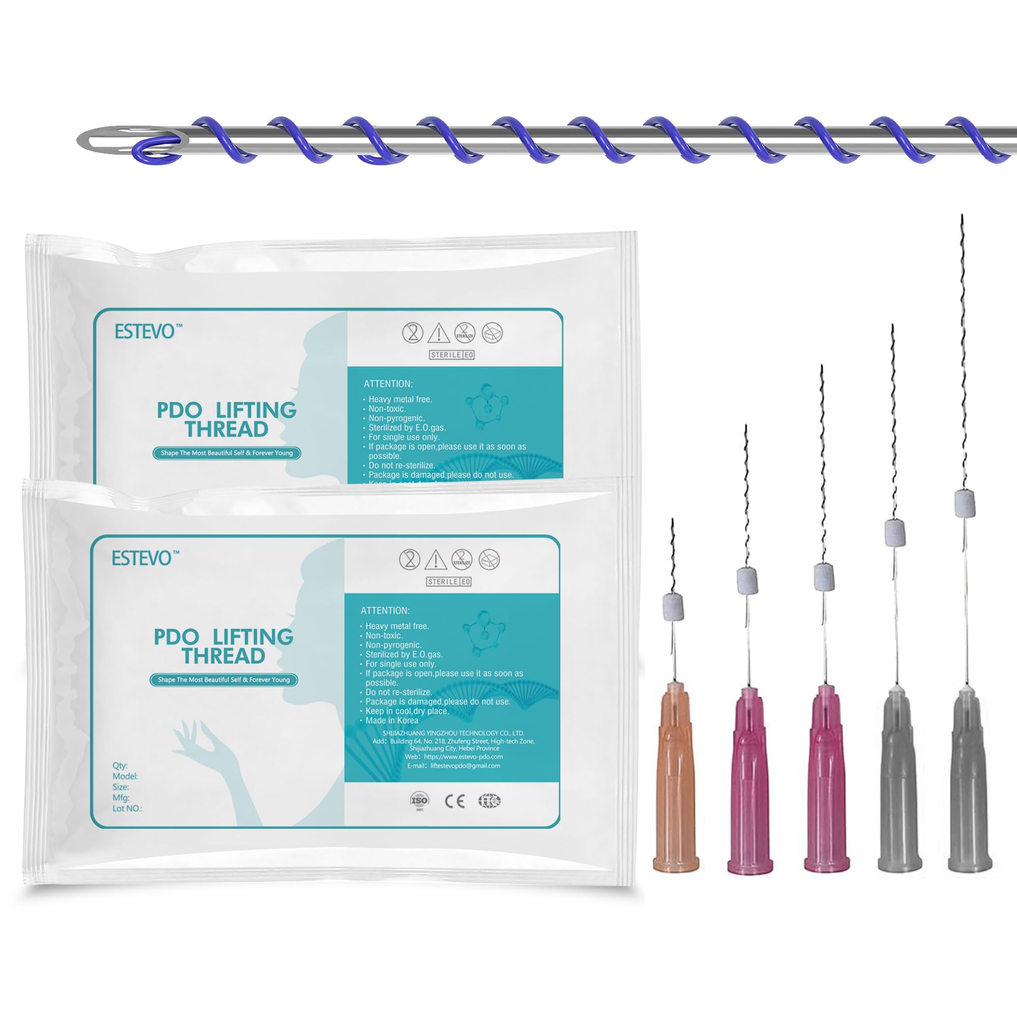 Amazon.com: ESTEVO PDO Screw Thread, Improves Skin, Lift and Restore ...