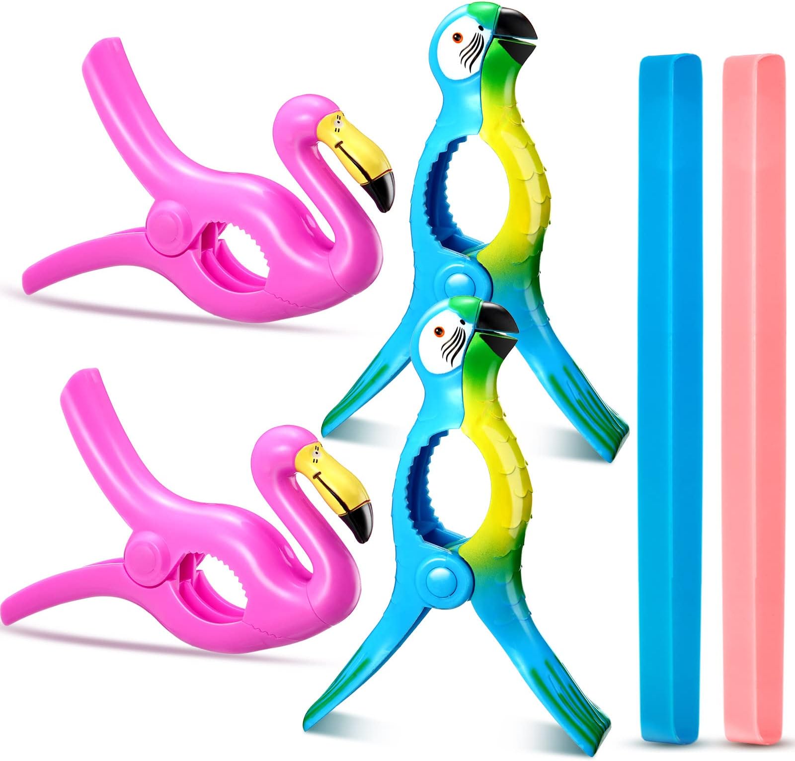 Amazon.com: 12 Pcs Beach Towel Clips Beach Chairs Clips Plastic ...