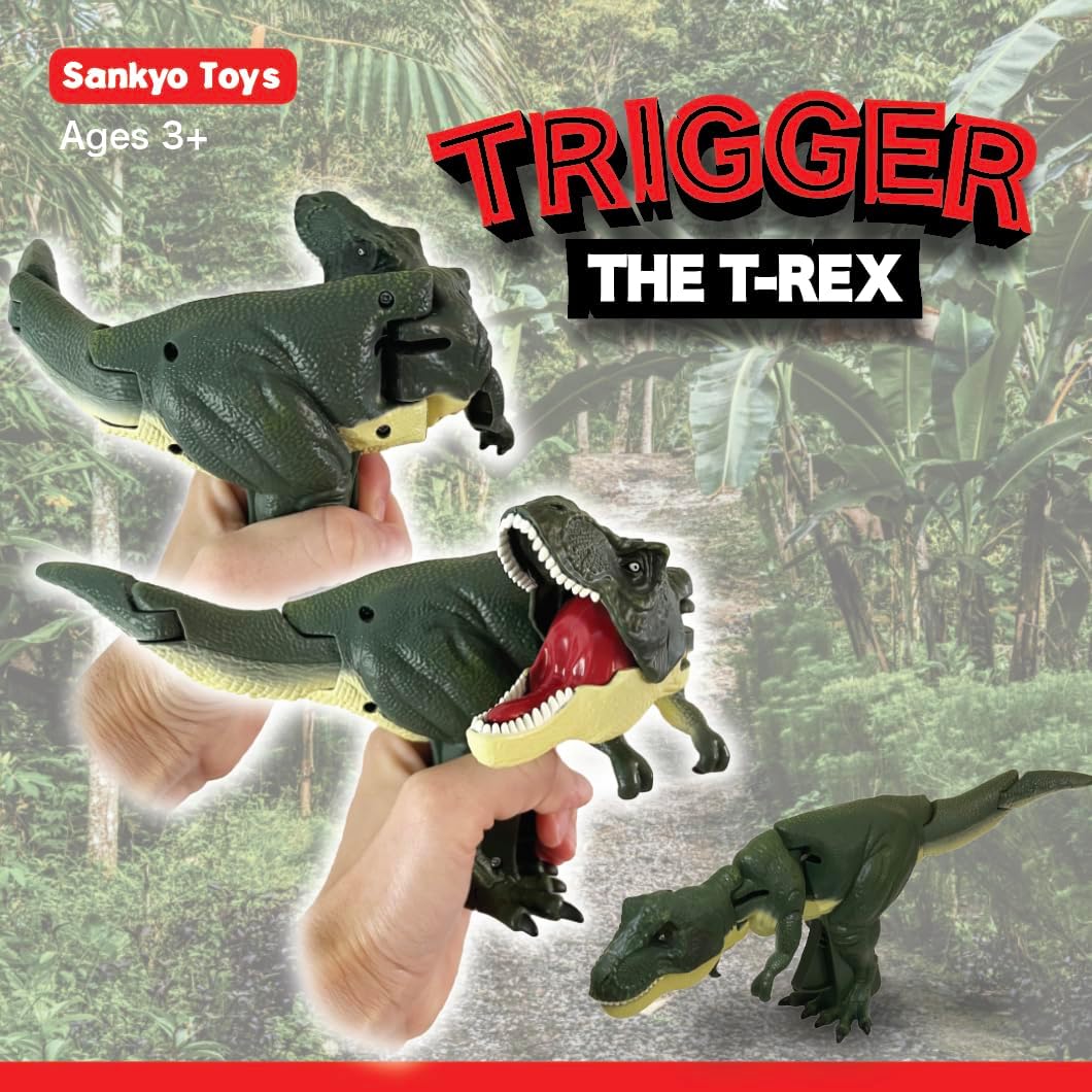 Trigger The T-Rex (The Original) Tyrannosaurus Dinosaur Chomper Toys ...