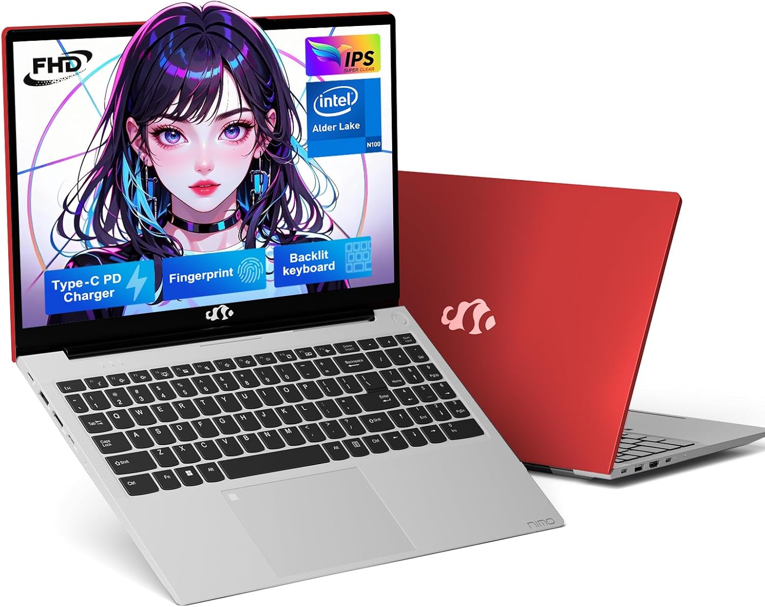 Amazon.com: NIMO 15.6" IPS FHD-Laptop-Computer, Intel Pentium Quad Core ...