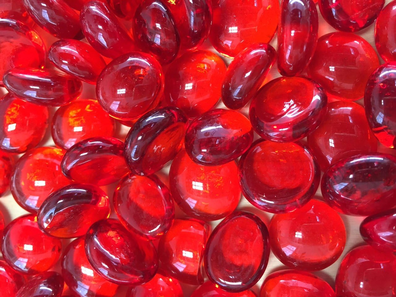 Amazon.com: Sun and Moon Glass Gems/RED, Small