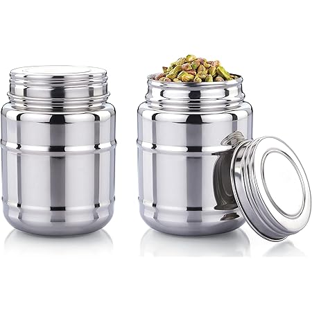 Expresso Stainless Steel Horlicks Bottle/Jar/Storage Container with ...