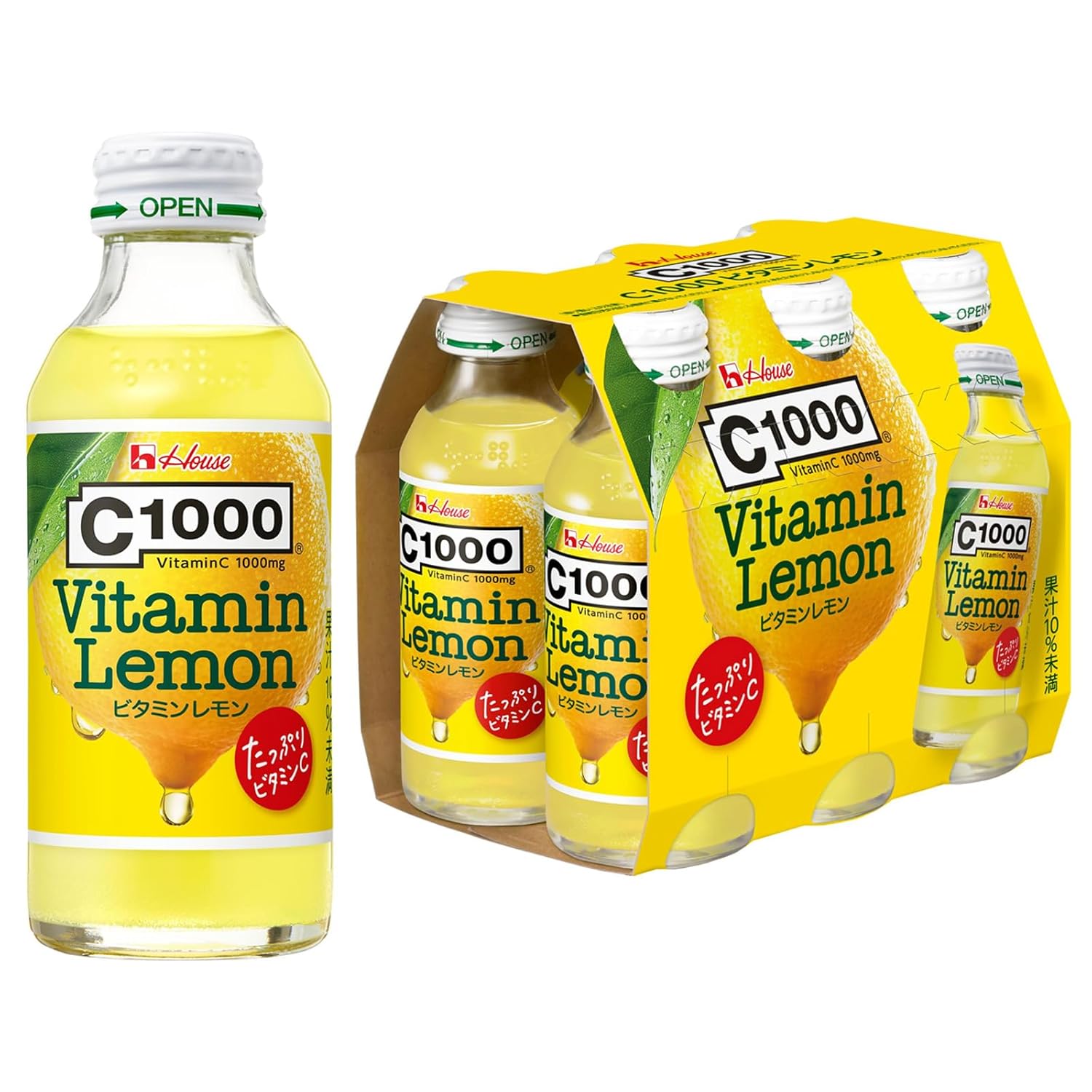 Amazon.com : (Case) C1000 Vitamin Lemon 140mlX6 this : Health & Household