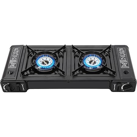 Amazon.com: Propane Gas Cooktop，Single Burner Gas Stove Stainless Steel ...