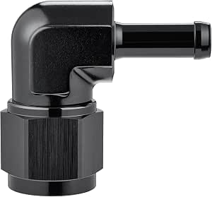 Amazon.com: EVIL ENERGY 10AN Female to 3/8" Barb Hose Fitting 90 Degree ...