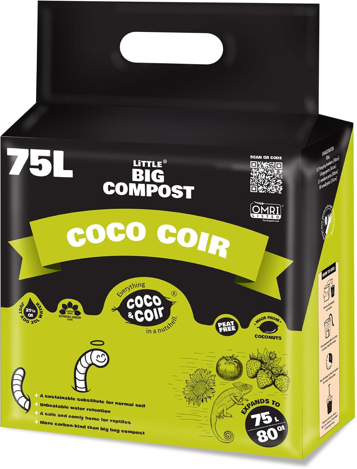 Coco & Coir Organic Peat-free Coir Compost | Natural Coco Soil Potting ...