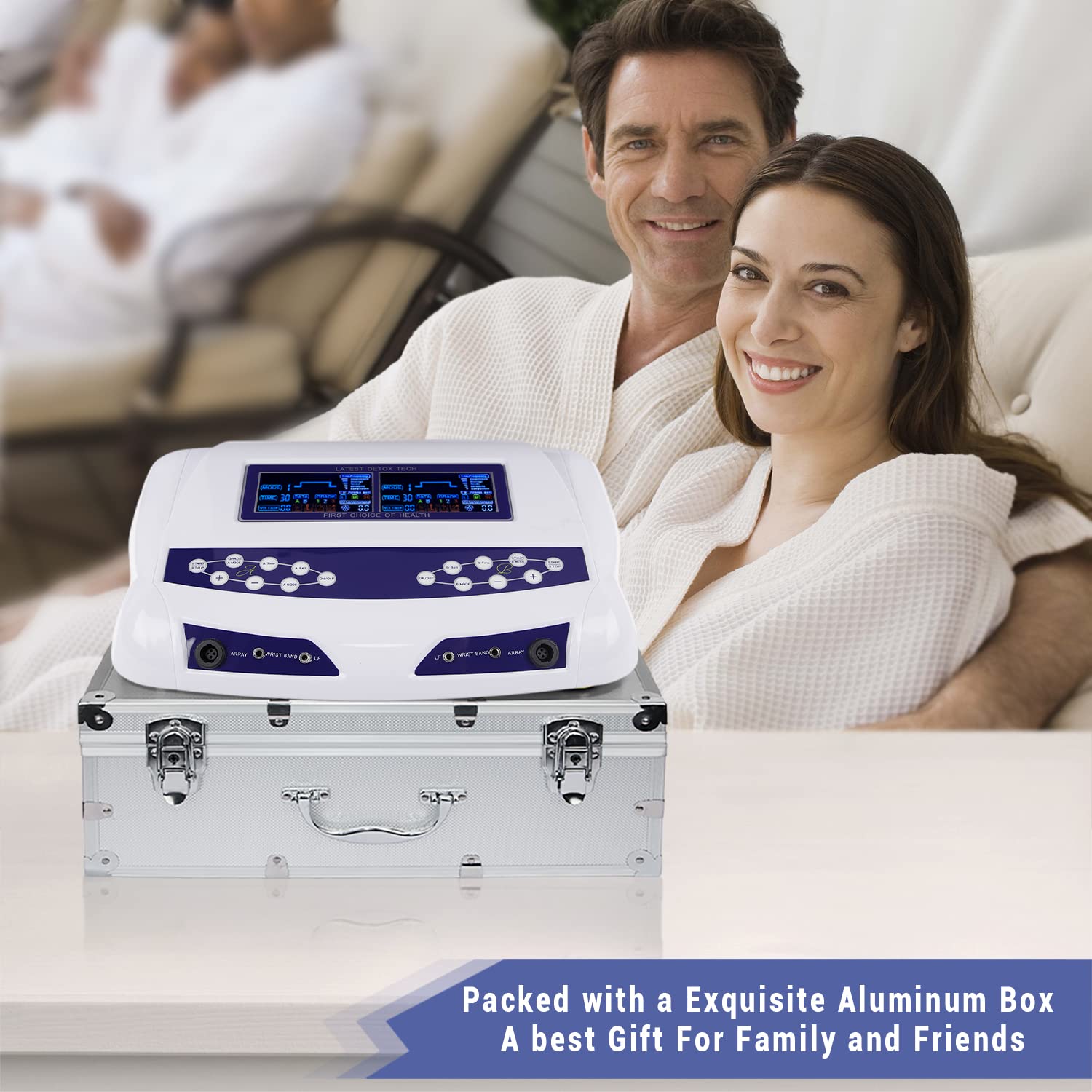 Ionic Foot Bath Detox Machine, Professional Ion Cleanse Dual Ionic ...