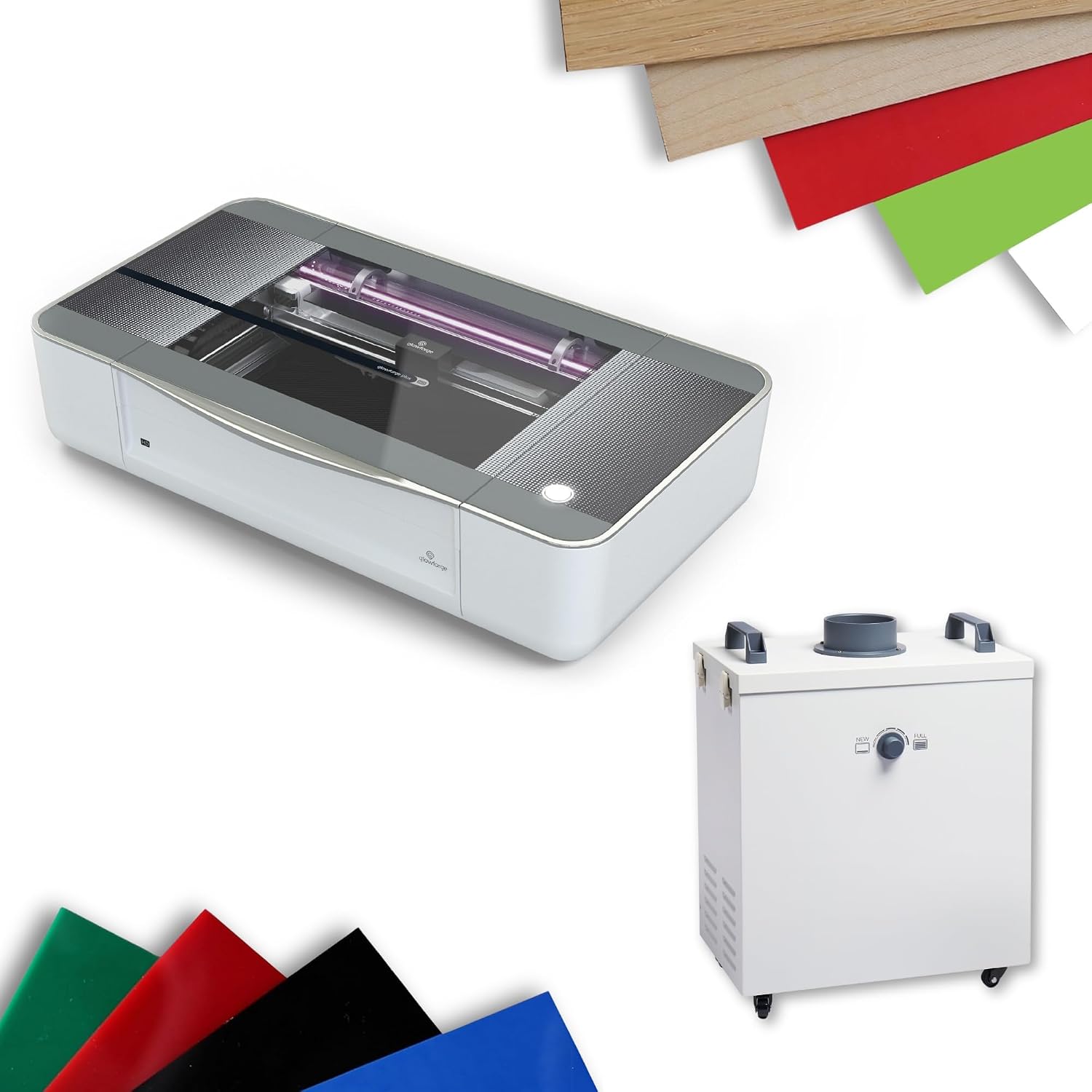 Amazon.com: Glowforge Plus HD 40W CO2 Laser Cutter and Engraver with ...