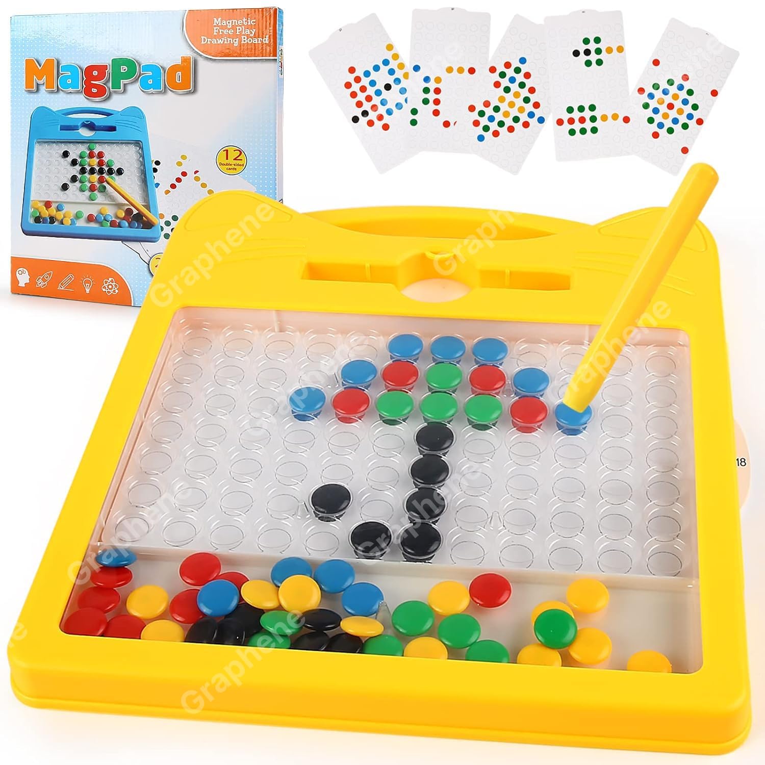Buy GRAPHENE Magnetic Drawing Board-Educational Magees Pad Learning ...