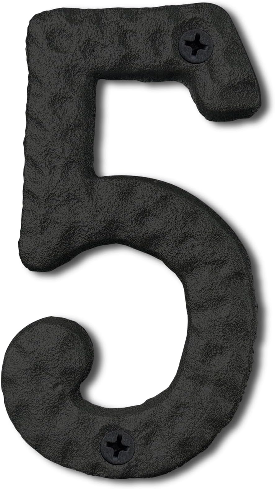 Amazon.com: Cobata 4 inch Cast Iron Mailbox Numbers - Screw In & Hammer ...
