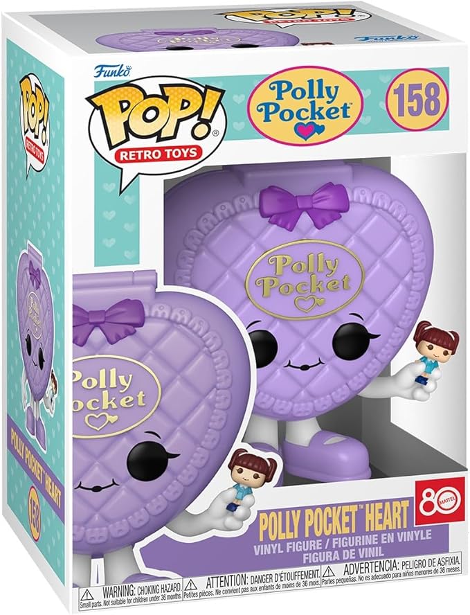 Amazon.com: Funko Pop! Vinyl: Polly Pocket - Polly Pocket Heart : Toys ...
