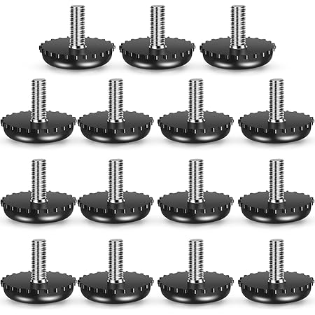 1/4-20 Adjustable Furniture Levelers Stainless Steel Screw in Threaded ...